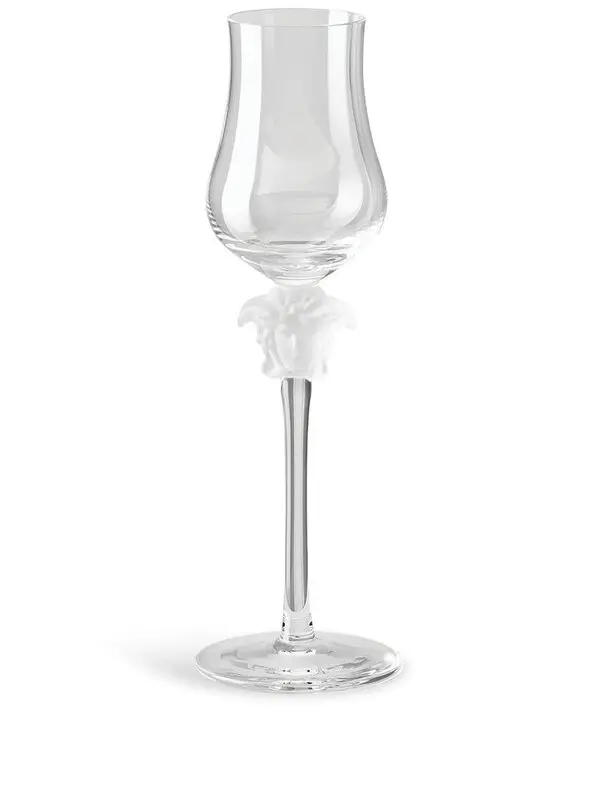 Versace Medusa Lumiere Grappa Glass - Neutrals