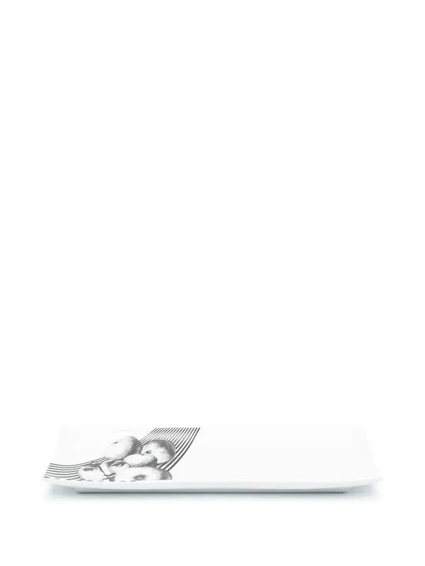 FORNASETTI Face-print Rectangular Tray