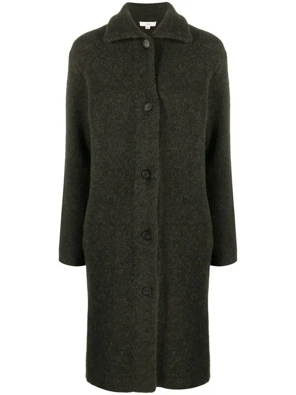 Vince Single-breasted Cardigan Coat