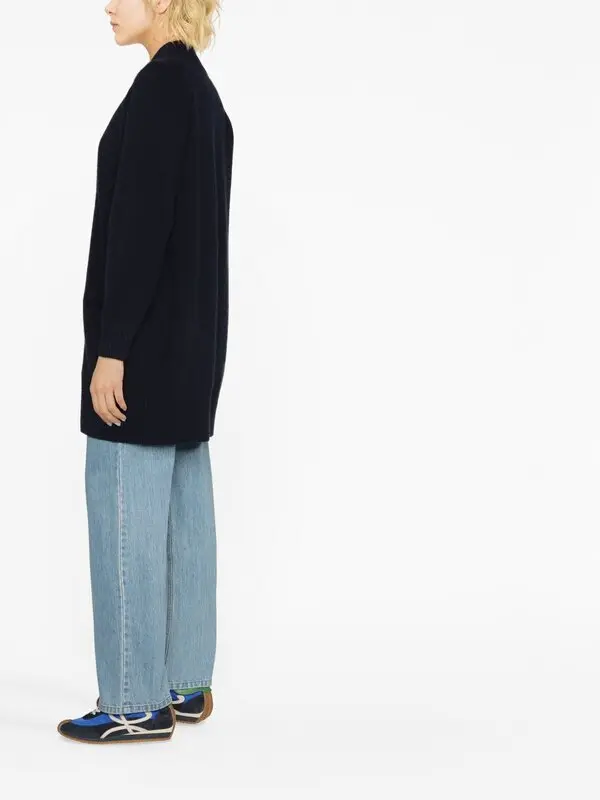 Vince Open-front Cashmere Cardigan - Blue