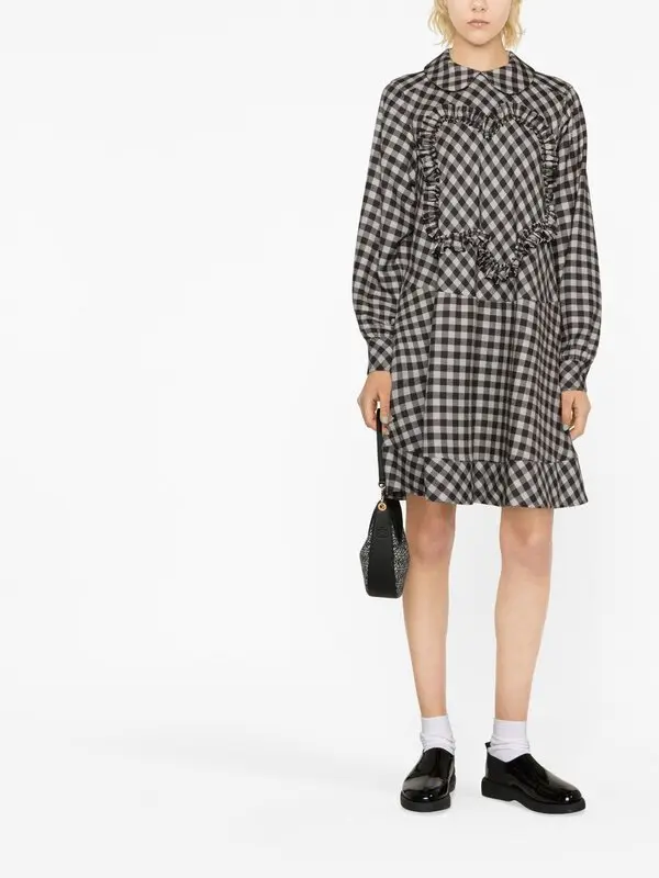 Kenzo Gingham-check Midi Dress