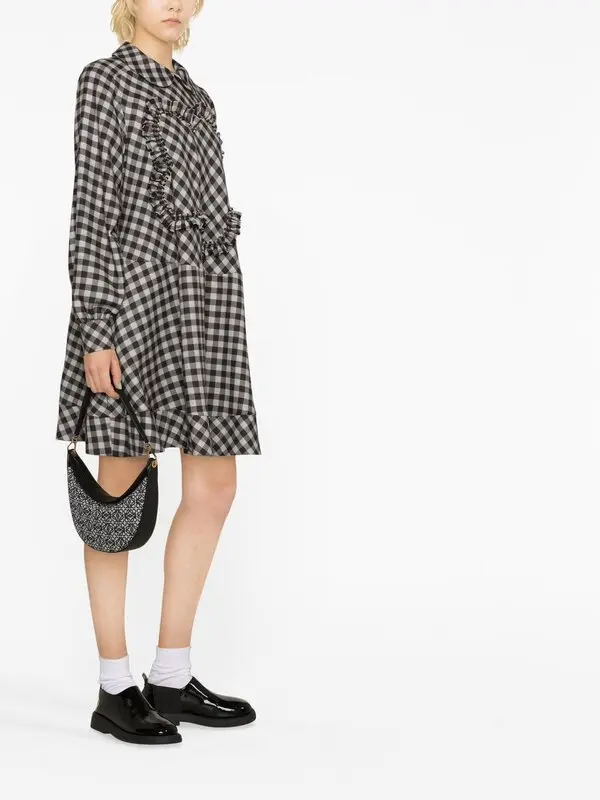 Kenzo Gingham-check Midi Dress