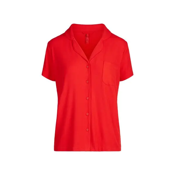 SKIMS Short Pajama Set | Red | | Soft Lounge - Cherry