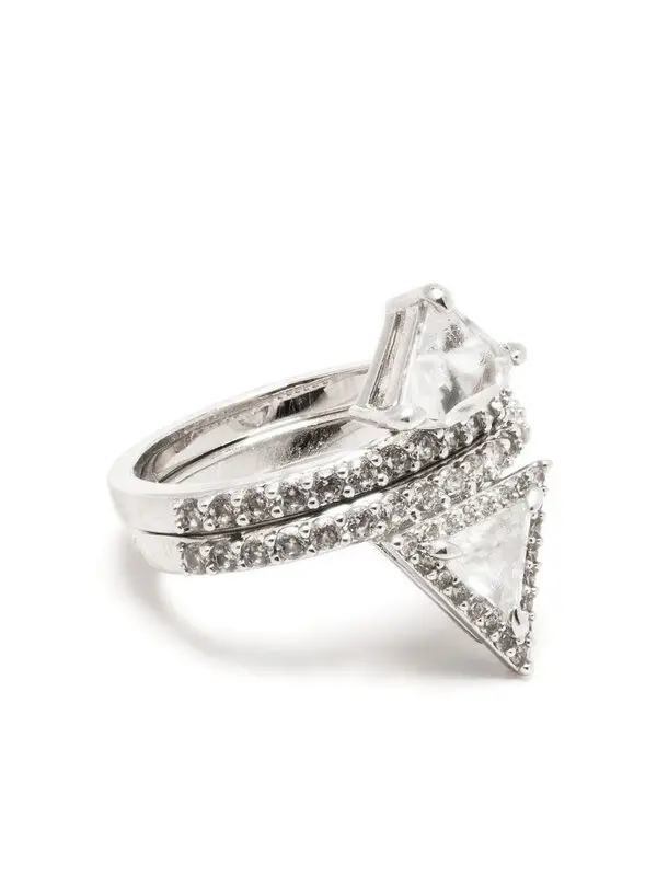 SWAROVSKI Ortyx Crystal Ring - Silver