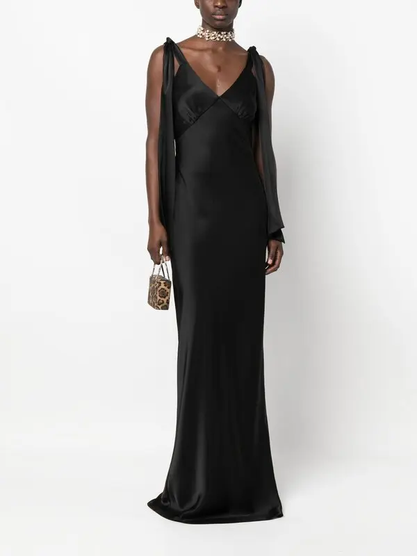 V:PM ATELIER Satin-finish Gown