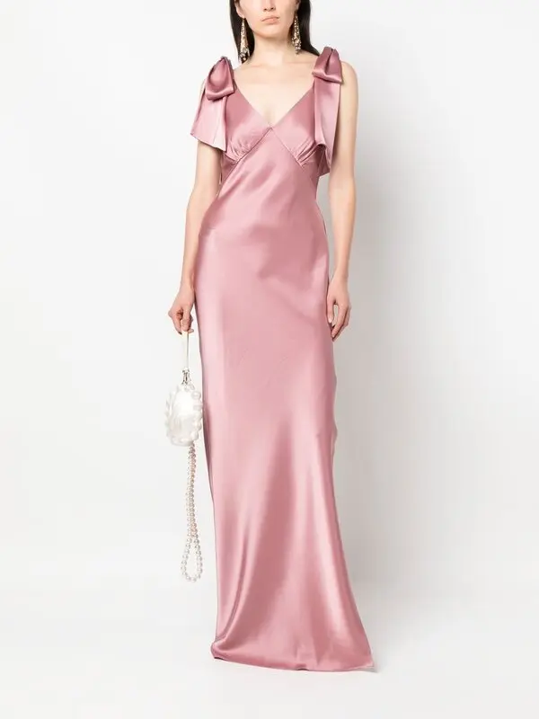 V:PM ATELIER Bow-detail Gown