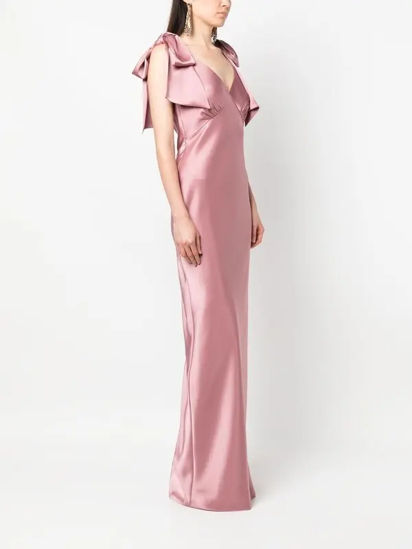 V:PM ATELIER Bow-detail Gown