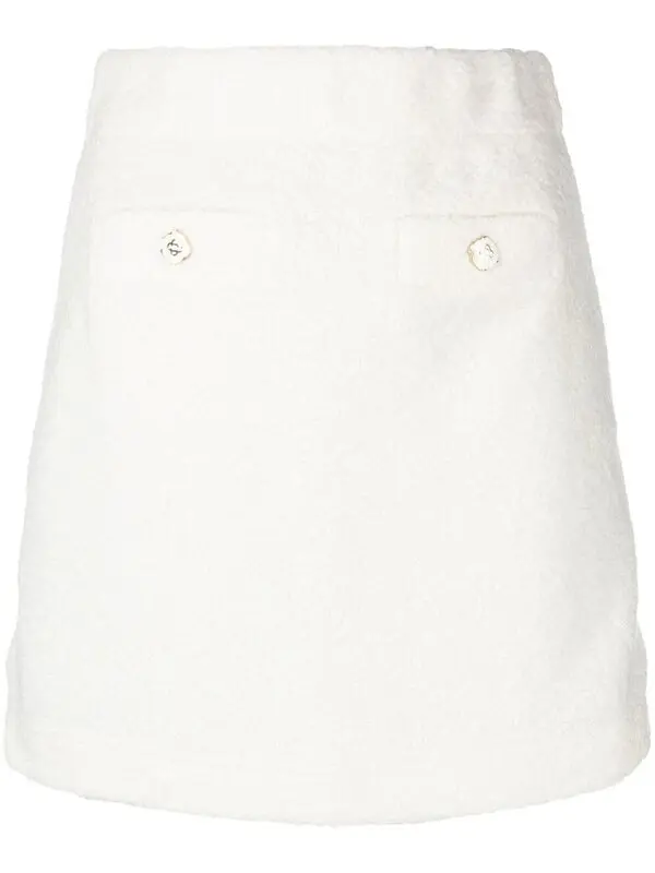 Casablanca Terry Cloth Mini Skirt