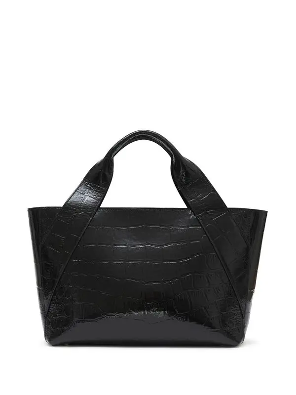 ANINE BING Maya Crocodile-embossed Tote Bag
