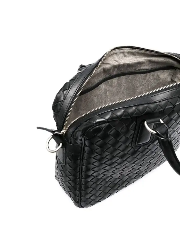 Officine Creative Armor Interwoven-design Zipped Briefcase