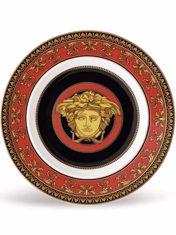 Versace Medusa Plate - Black