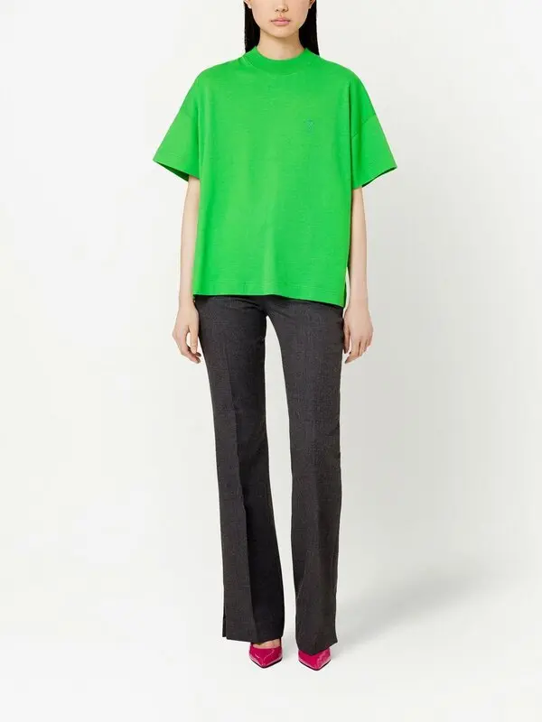 Ami Mid-rise Flared Trousers - Grey