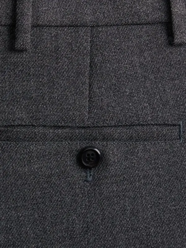 Ami Mid-rise Flared Trousers - Grey