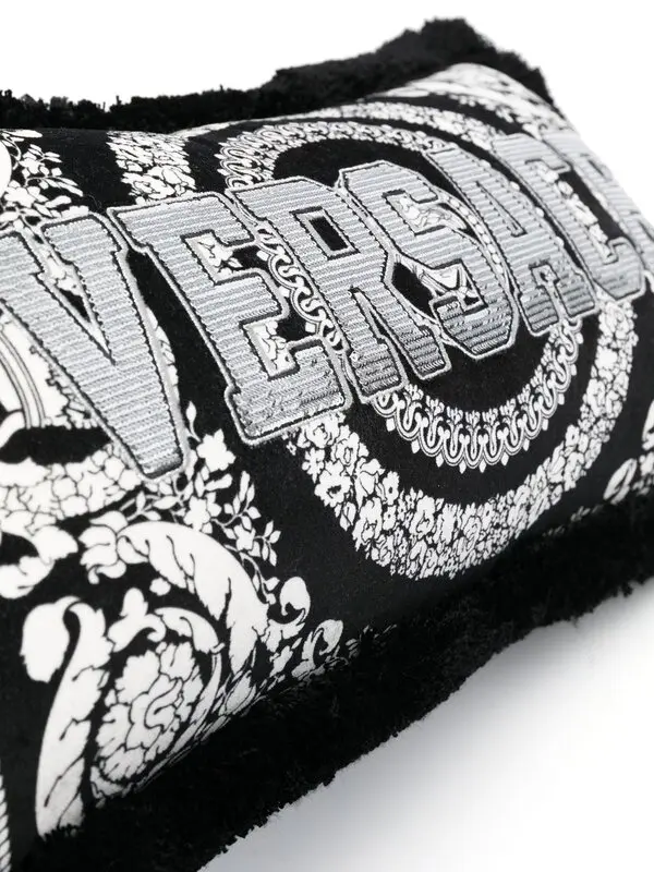 Versace Logo-patch Cushion