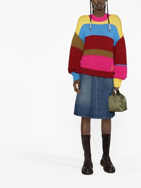 Dsquared2 Long-sleeve Intarsia-knit Jumper