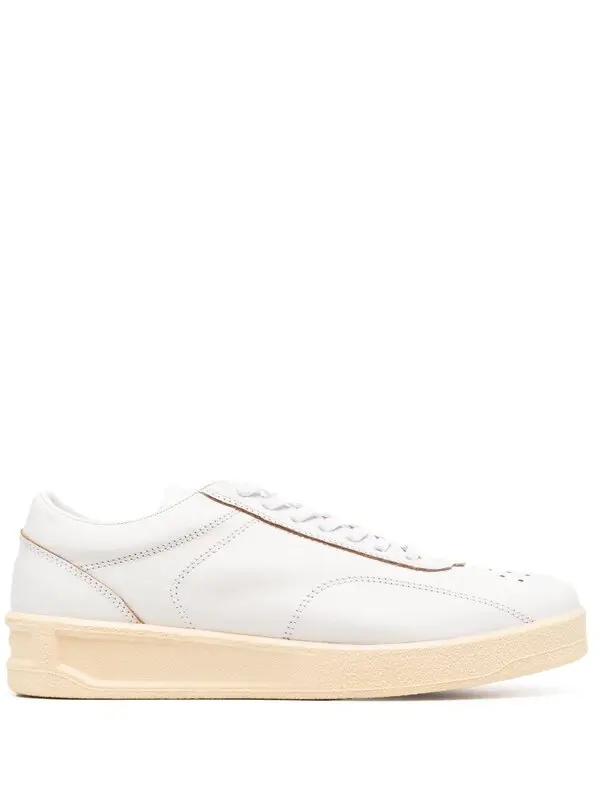 JIL SANDER Logo Low-top Sneakers - White