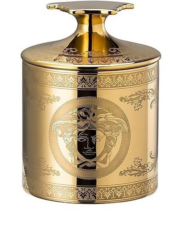 Versace Golden Medusa Candle - Gold