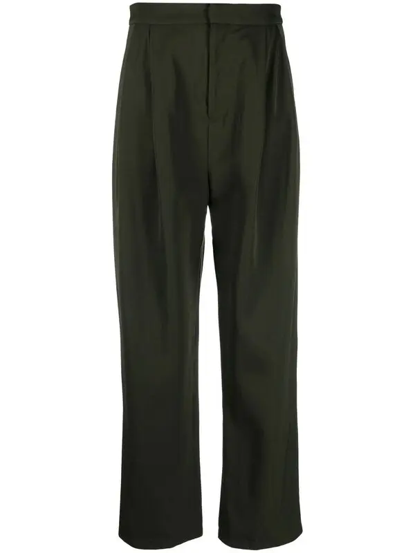 Sara Lanzi Pleated High-rise Trousers