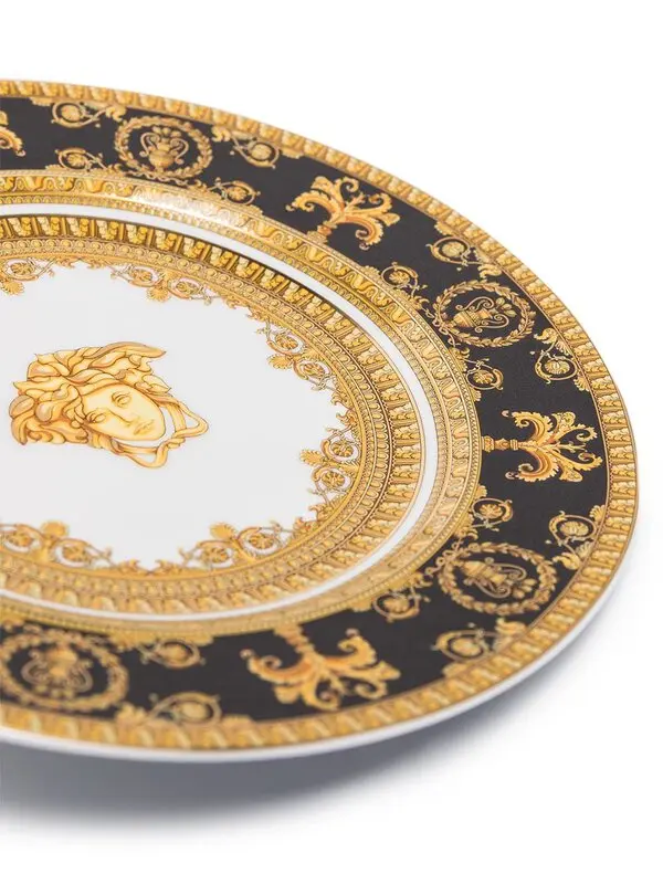 Versace I Love Baroque Porcelain Dinner Plate - Yellow