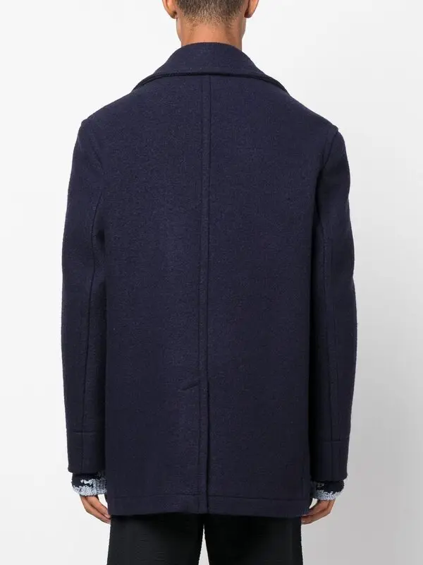 Marni Double-breasted Virgin Wool Coat