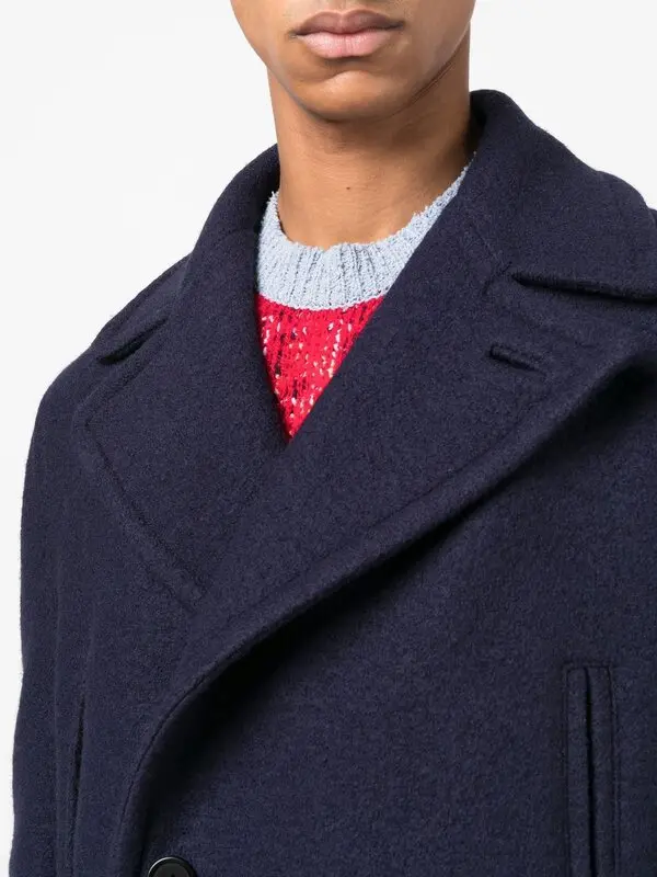 Marni Double-breasted Virgin Wool Coat