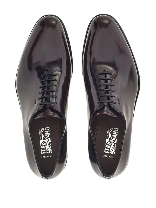 FERRAGAMO Plain-toe Oxford Shoes