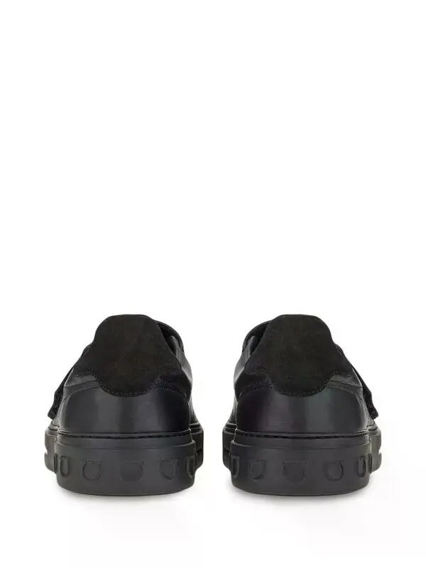FERRAGAMO Low-top Leather Sneakers