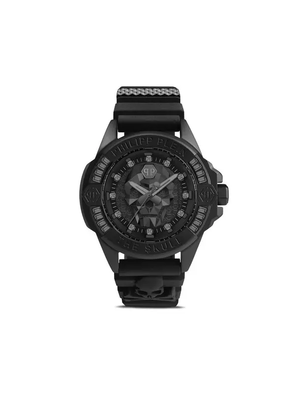 Philipp Plein The $kull 43mm Quartz Watch - Black