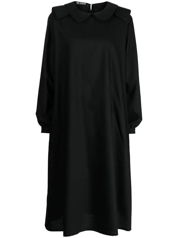 Raf Simons Rounded-collar Midi Dress