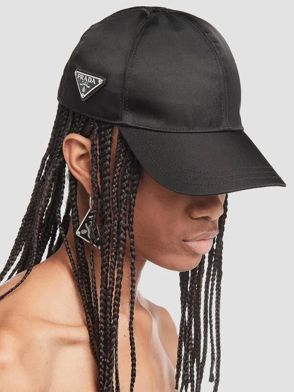 Prada Re-nylon Baseball Cap - Black