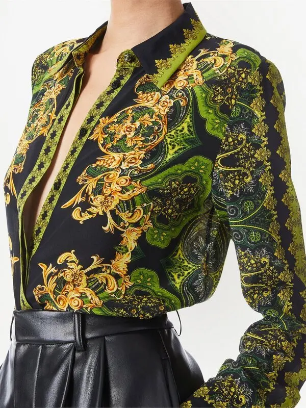Alice + Olivia Willa Graphic-print Shirt