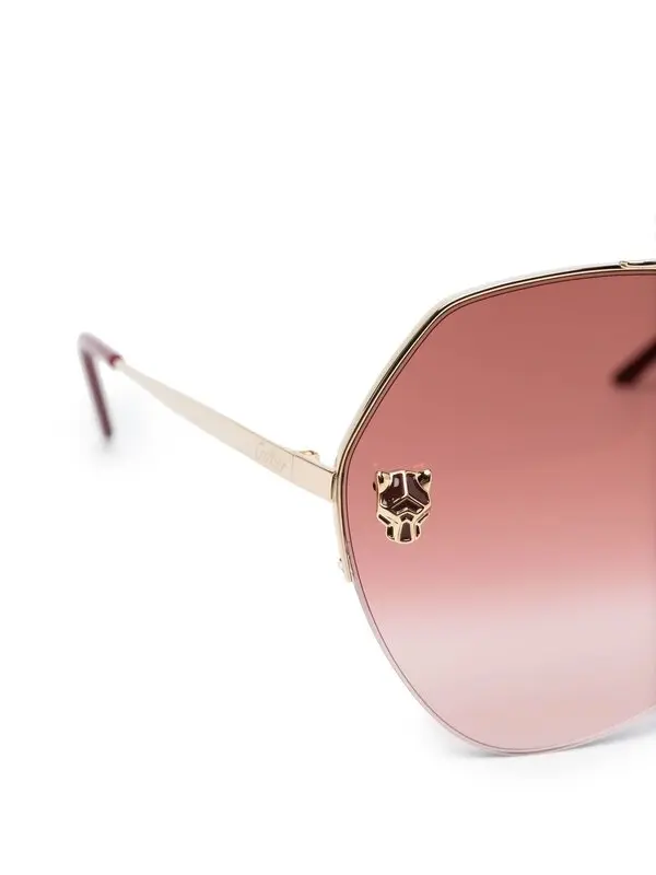 Cartier Panther Head-detail Sunglasses
