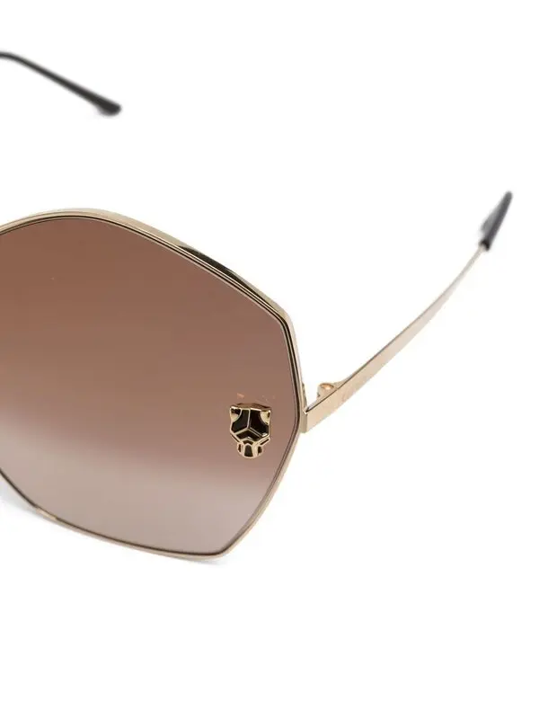 Cartier Panther-head Tinted Sunglasses
