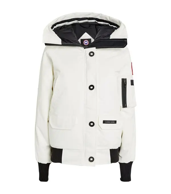 Canada Goose Down-filled Chilliwack Bomber Jacket - White