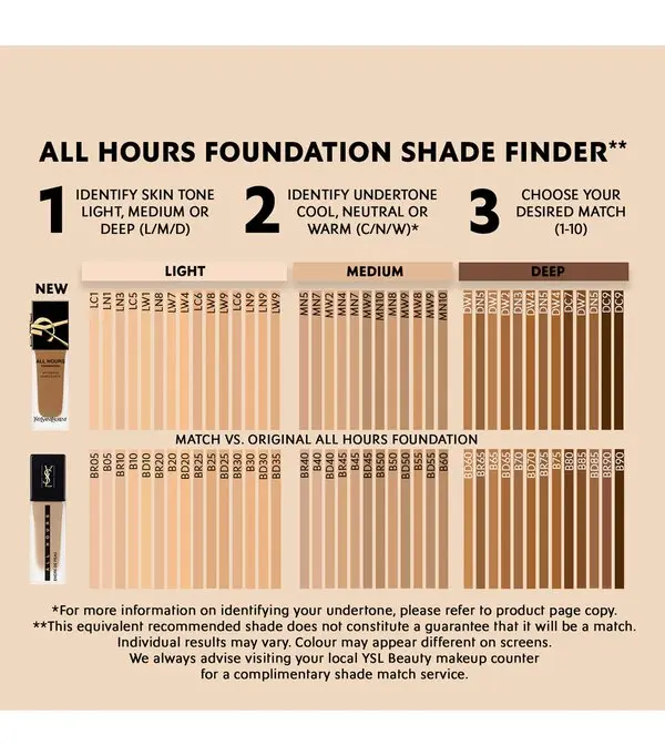 Saint Laurent All Hours Foundation New - Nude