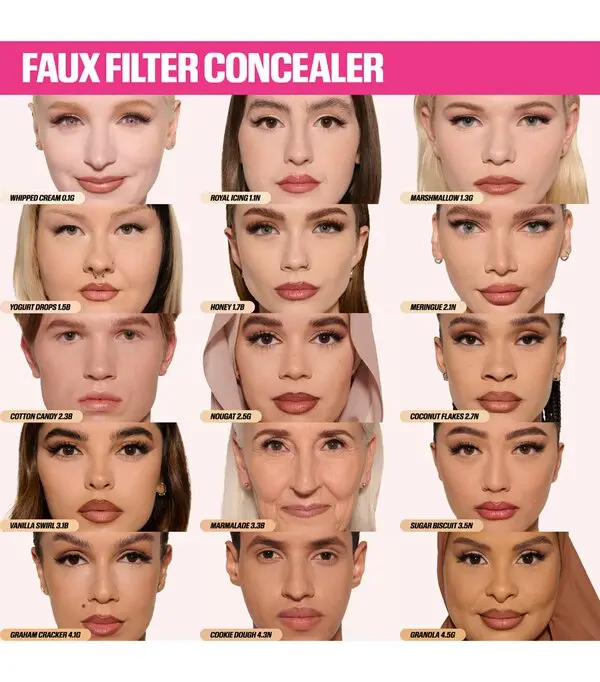 HUDA BEAUTY Fauxfilter Luminous Matte Liquid Concealer - Nude