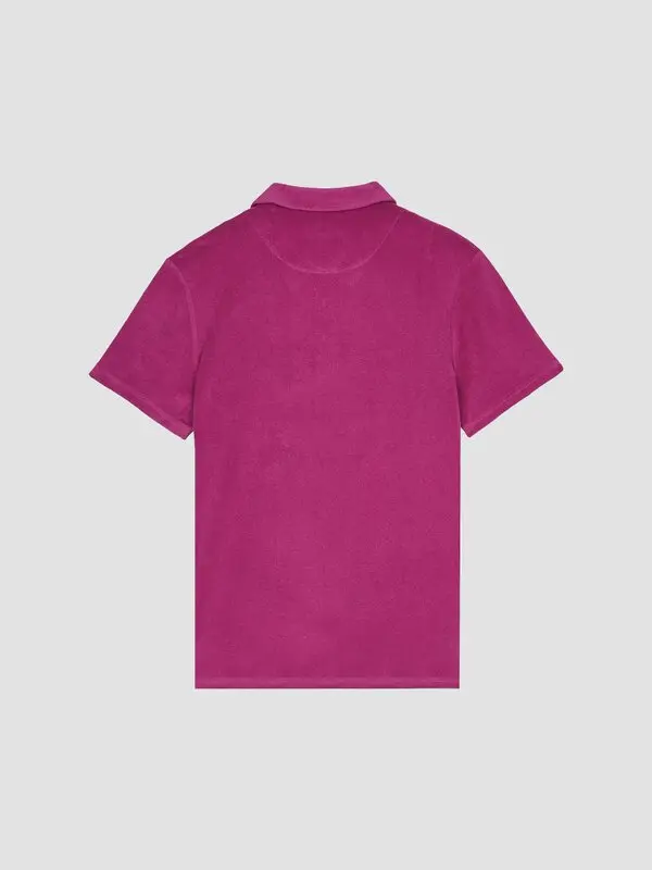 Vilebrequin Organic Cotton Terry Polo Shirt - Pourpre