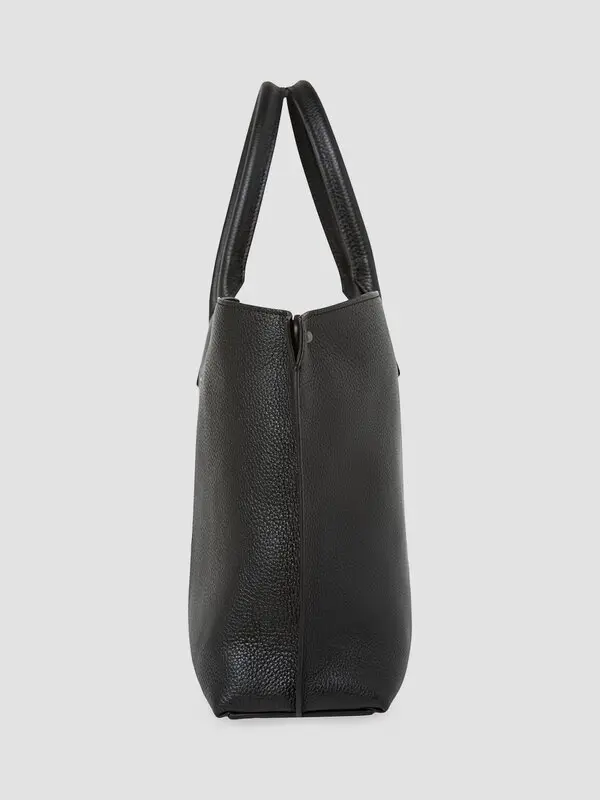 Akris Ai Leather Shoulder Bag - Black