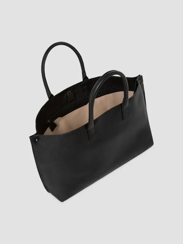 Akris Ai Leather Shoulder Bag - Black