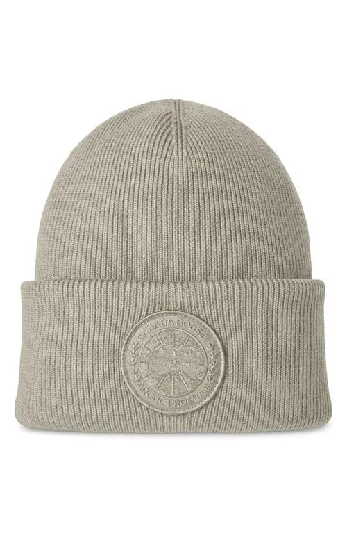 Canada Goose Arctic Merino Wool Toque Beanie - Limestone