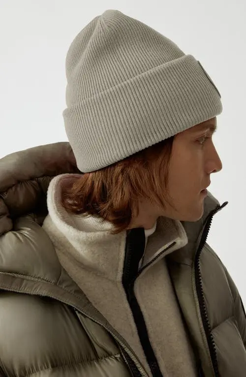 Canada Goose Arctic Merino Wool Toque Beanie - Limestone