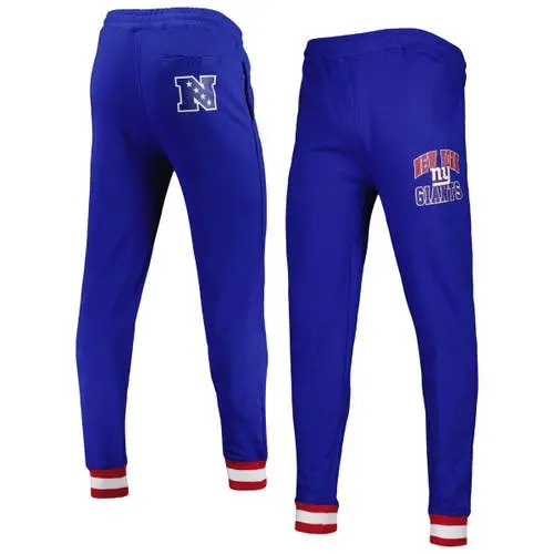 STARTER New York Giants Blitz Fleece Jogger Pants - Royal