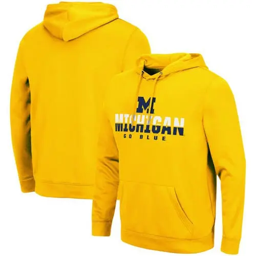 COLOSSEUM Michigan Wolverines Lantern Pullover Hoodie