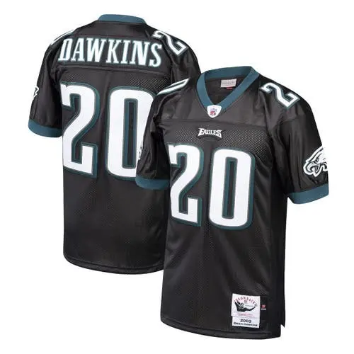 Mitchell & Ness Brian Dawkins Philadelphia Eagles 2003 Authentic Throwback Retired Player Jersey - Black