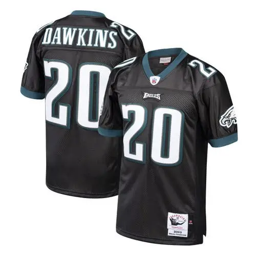 Mitchell & Ness Brian Dawkins Philadelphia Eagles 2003 Authentic Throwback Retired Player Jersey - Black