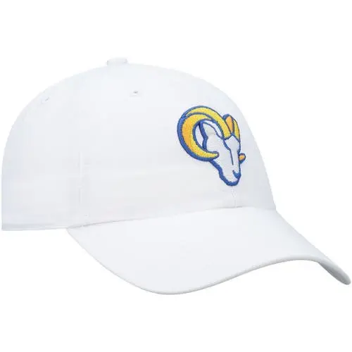'47 47 Los Angeles Rams Logo Clean Up Adjustable Hat - White