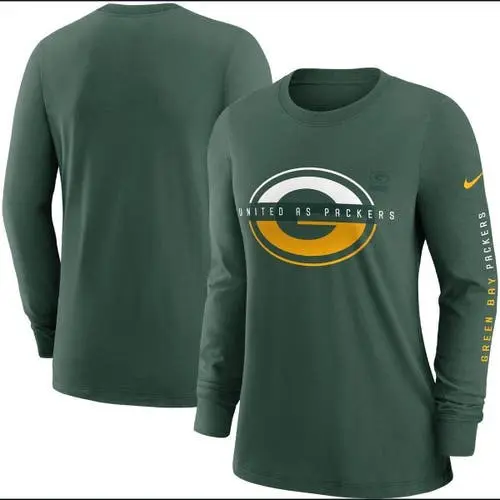 Nike Bay Packers Prime Split Long Sleeve T-shirt