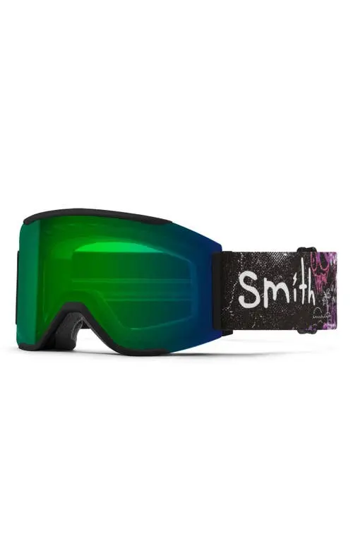 SMITH Squad Mag™ 170mm Chromapop™ Low Bridge Snow Goggles - Dylan Siggars/chromapop Green