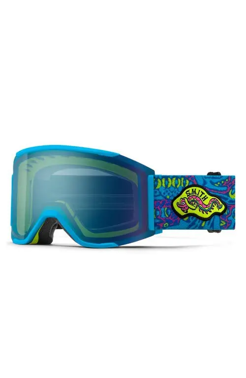 SMITH Squad Mag™ 170mm Chromapop™ Low Bridge Snow Goggles - Killer Acid Artist Series/blue