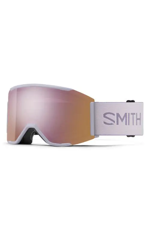 SMITH Squad Mag™ 170mm Chromapop™ Low Bridge Snow Goggles - Lunar Fog/chromapop Rose Gold